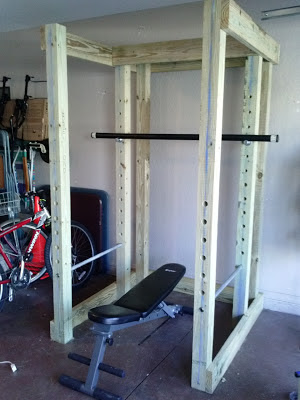 Building Your Homemade Wooden Power Rack, Step by Step | Homemade ...