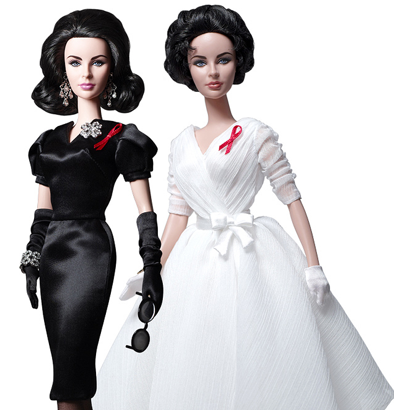 If It's Hip, It's Here (Archives): New Elizabeth Taylor Barbie Dolls ...