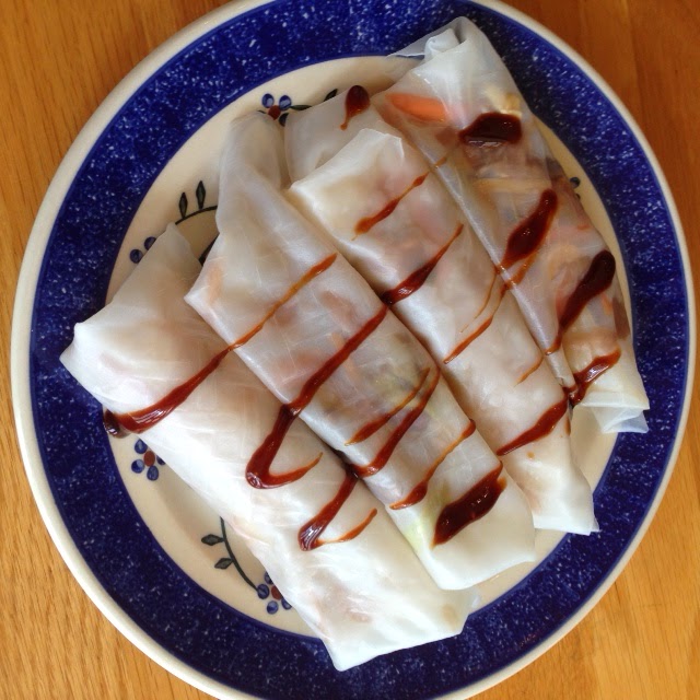 The Almost-Vegan Rican: Jackfruit Adventures: Mu Shu Rolls