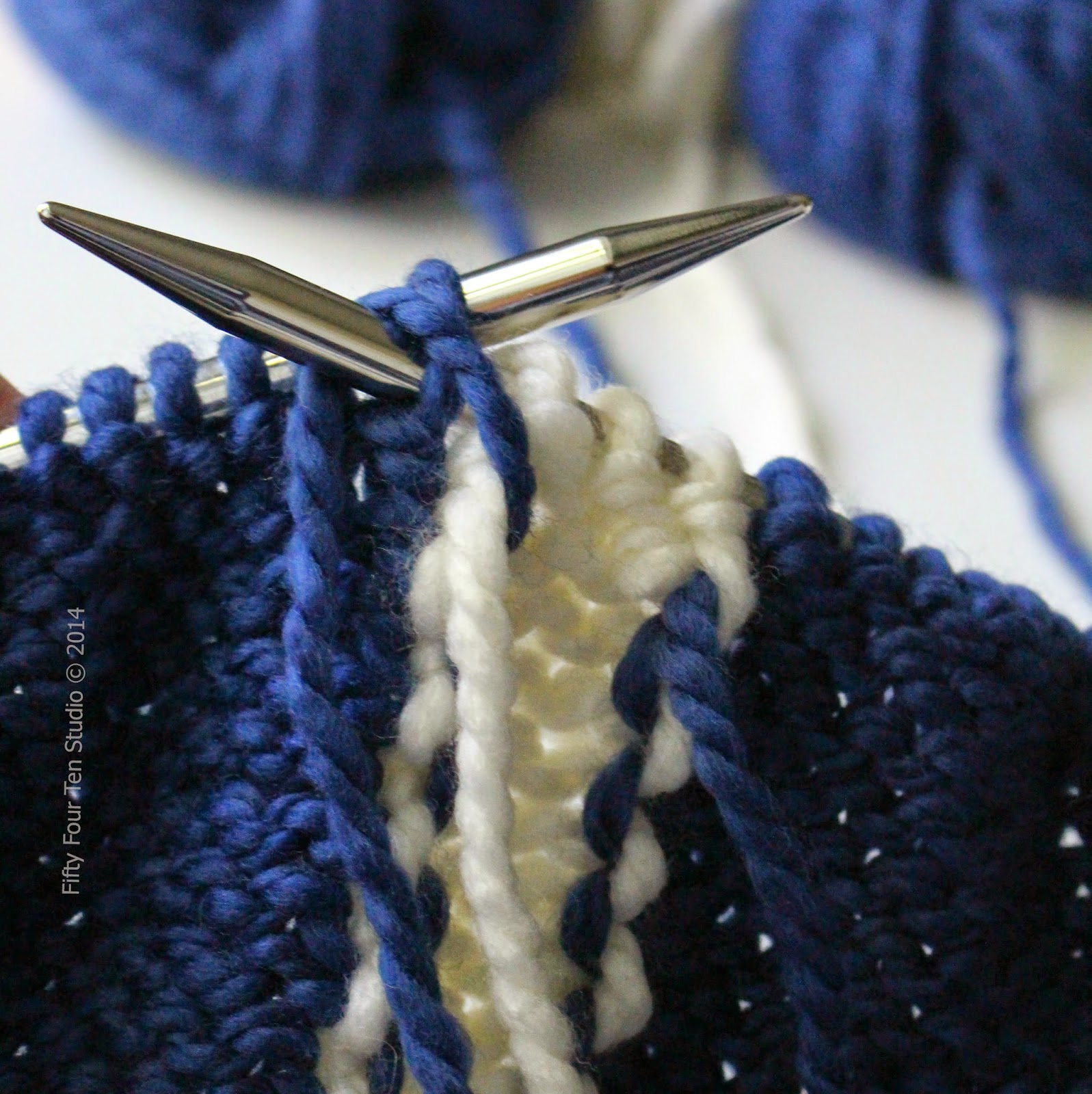 Fifty Four Ten Studio: The Anchor Pillow – Knitting Pattern