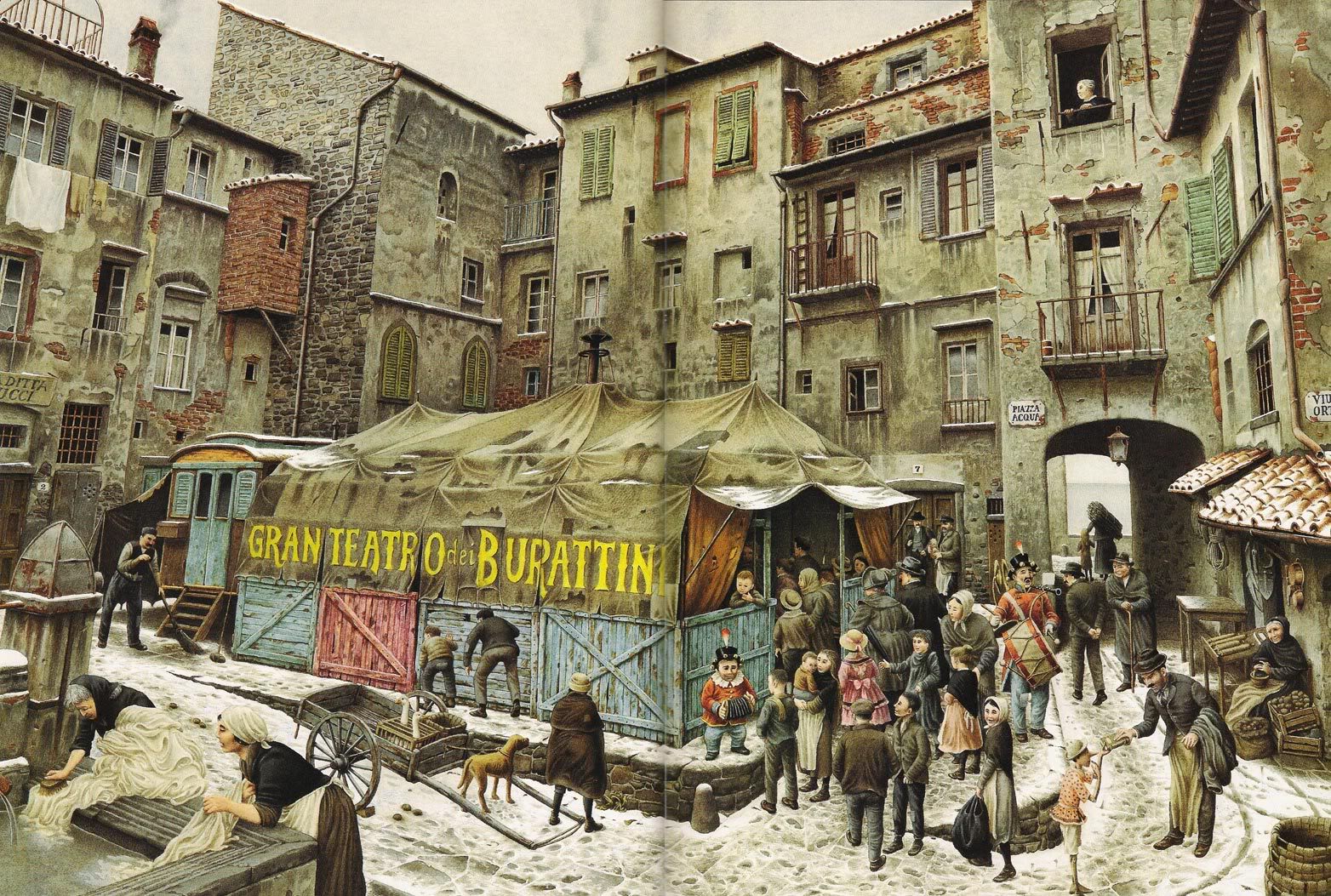 çizgili masallar: The Adventures of Pinocchio by Roberto Innocenti - Part 2