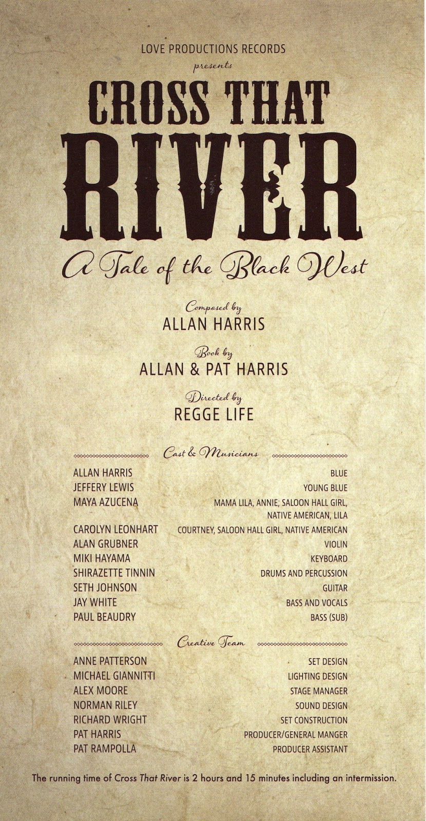 THEATRE'S LEITER SIDE: 123 (2017-2018): Review: CROSS THAT RIVER (seen ...