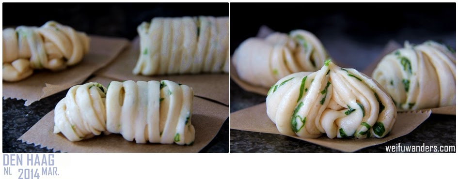 WEI FÜ: 廚娘實習生 ＊ 美味蔥花卷 Spring onion buns