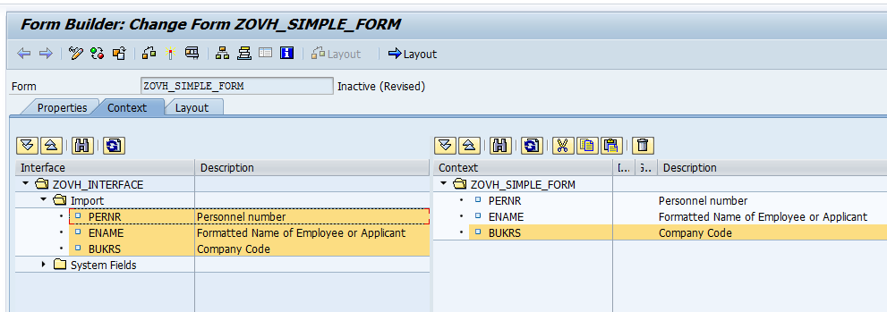 An Sap Consultant Sap Adobe Form Steps To Create Simple Adobe Form And Calling It From Abap
