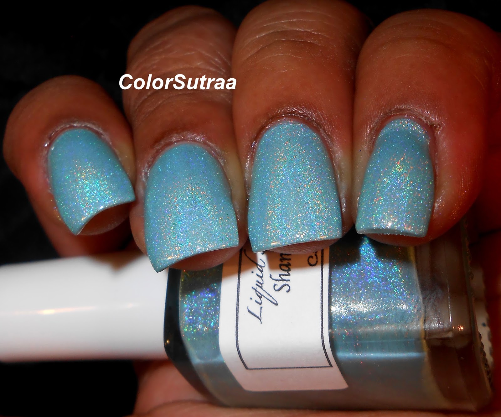LIQUID SKY LACQUER Pure Luxury, Shanel's Cyan, Rock My World and Swerve ...