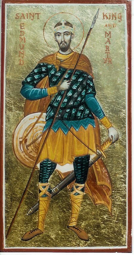 ORTHODOX CHRISTIANITY THEN AND NOW: Saint Edmund, King of East Anglia ...