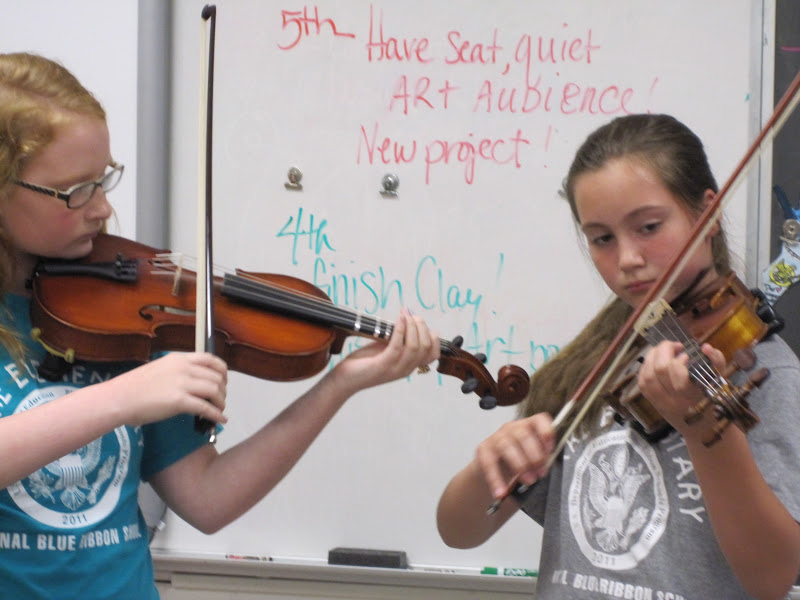 Lake and Hartville Elementary Art: 5th Grade Students Inspired by Music ...