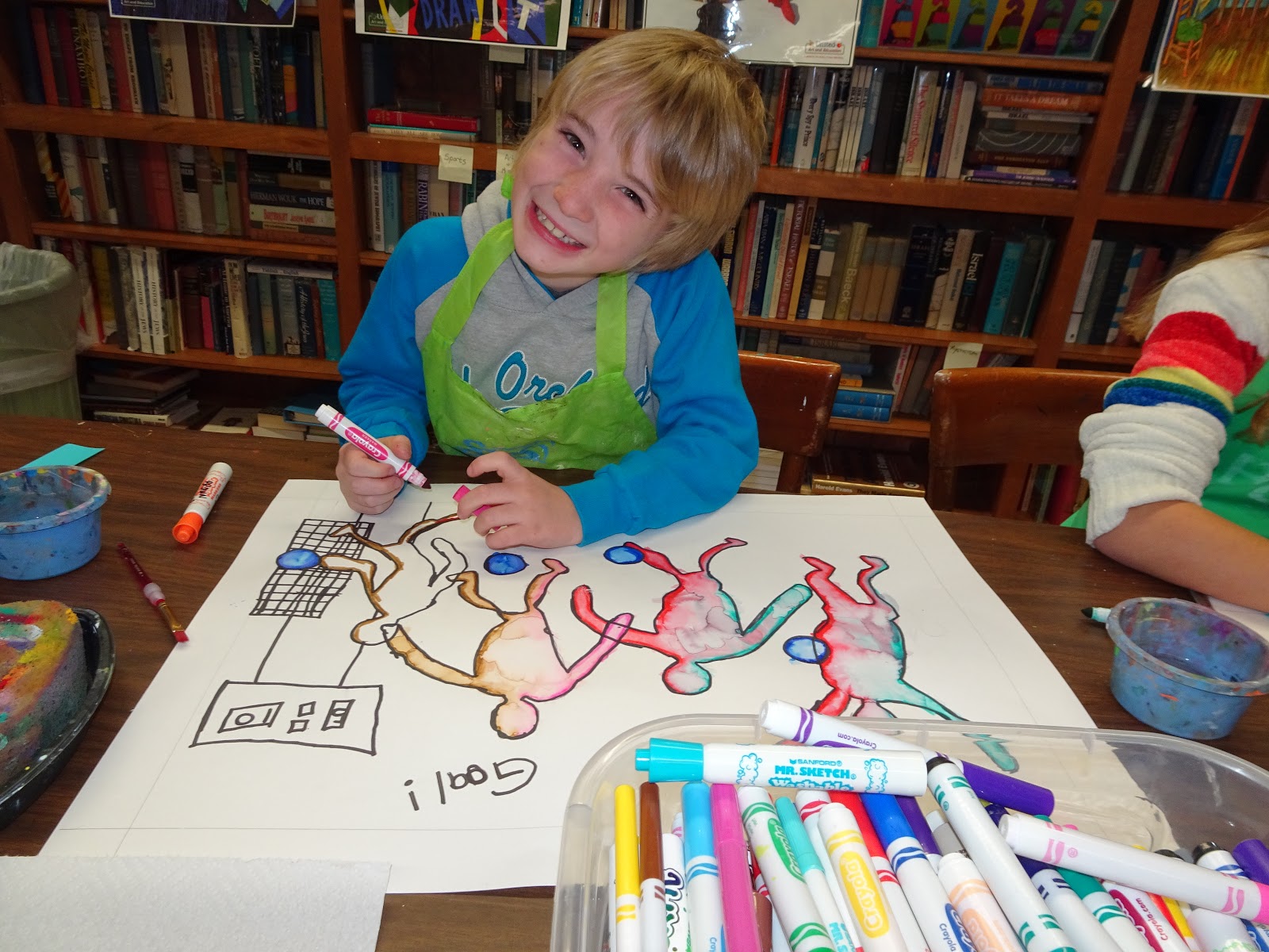 There's a Dragon in my Art Room: New Project: People in Motion