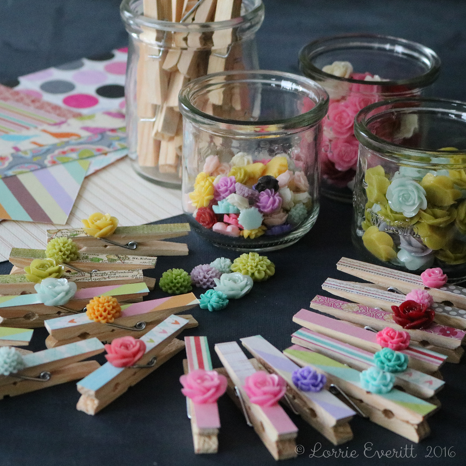 Lorrie Everitt Studio: Use up your craft stash inspiration - part one.