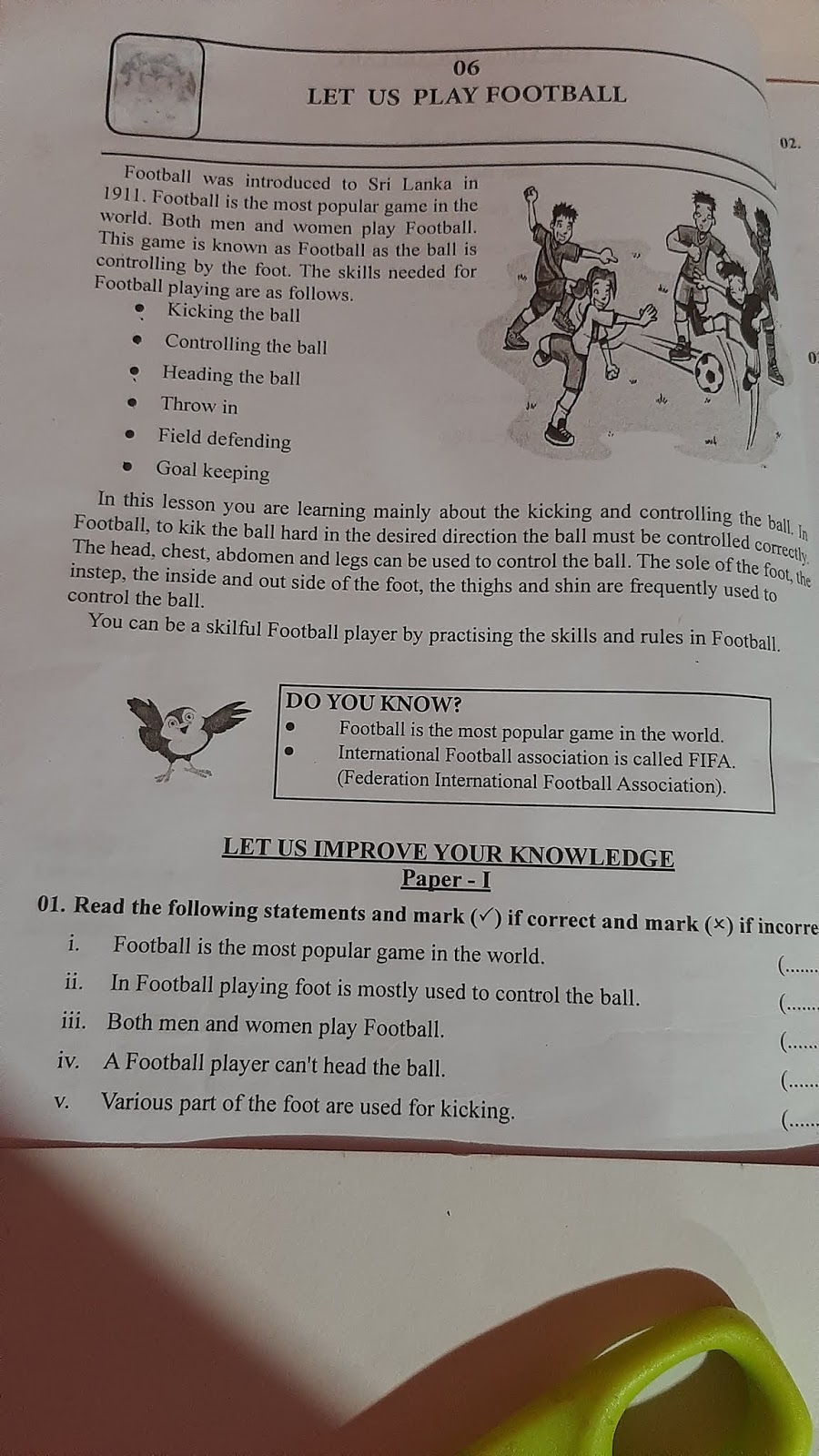 Health and physical education grade 7E