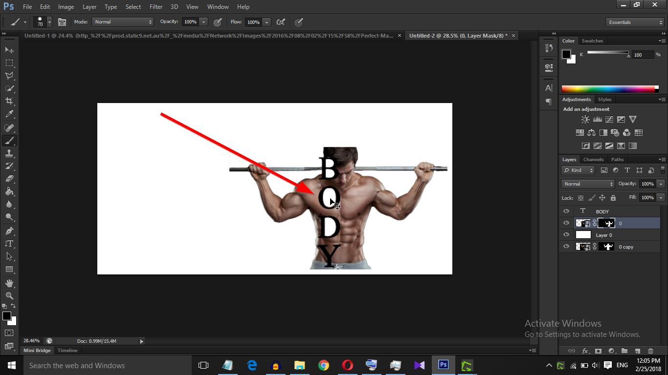 Create Text Masking Effect image with Photoshop | SBmade | New Data Of ...