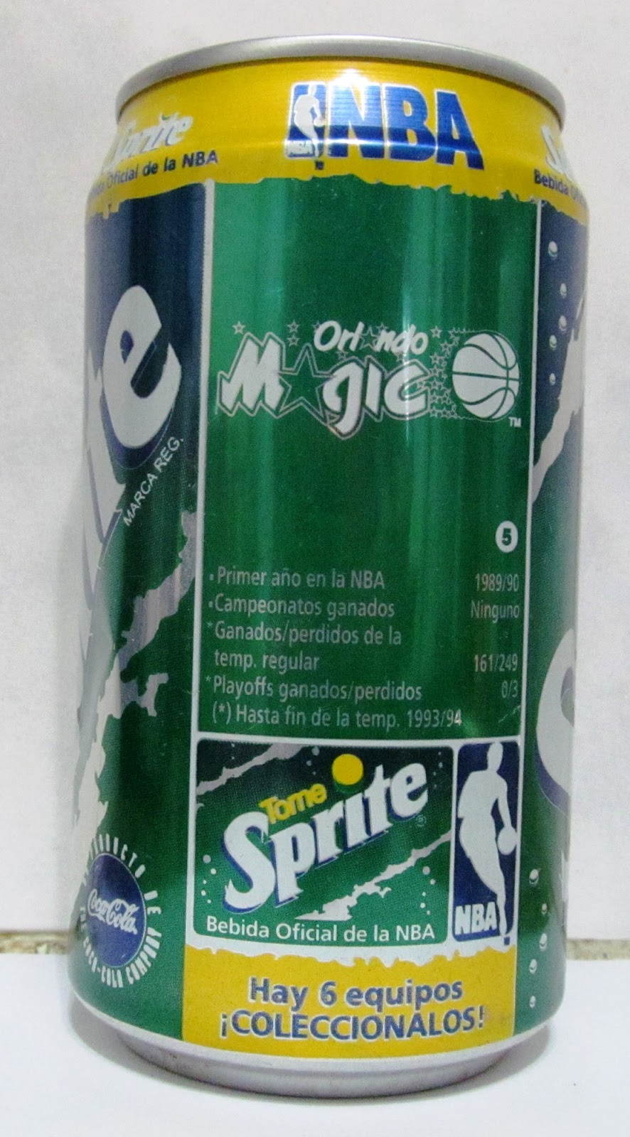 LATAS Y BOTELLAS COLECCIÓN: LATA SPRITE 354 CM3 , ORIGEN ARGENTINA 1996 ...