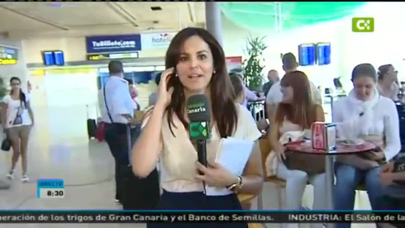 Bellas Presentadoras Canarias: MIRIAM... REPORTERA TV CANARIA