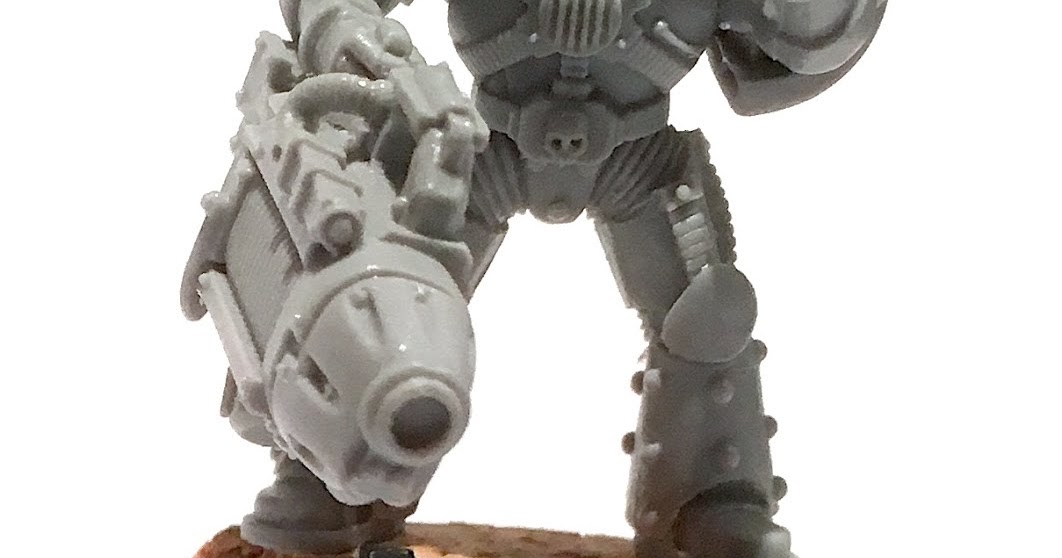 Warpstone Flux: Plasma Cannon Sergeant in Heresy Armour