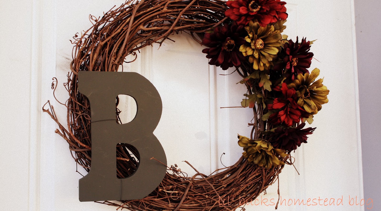 DIY Personalized Fall Wreath | JOESPHINE WEST