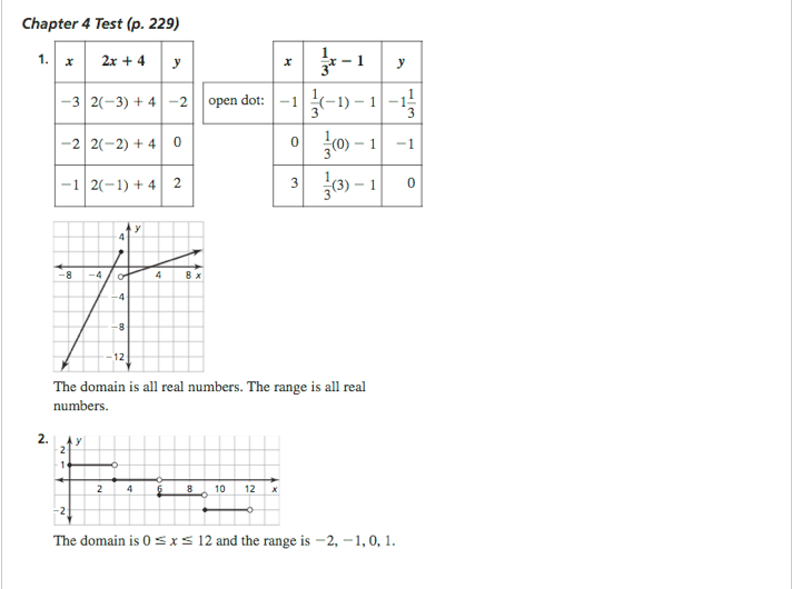 Grade 6 Math with Ms. Eringis : Algebra Review Answer Key