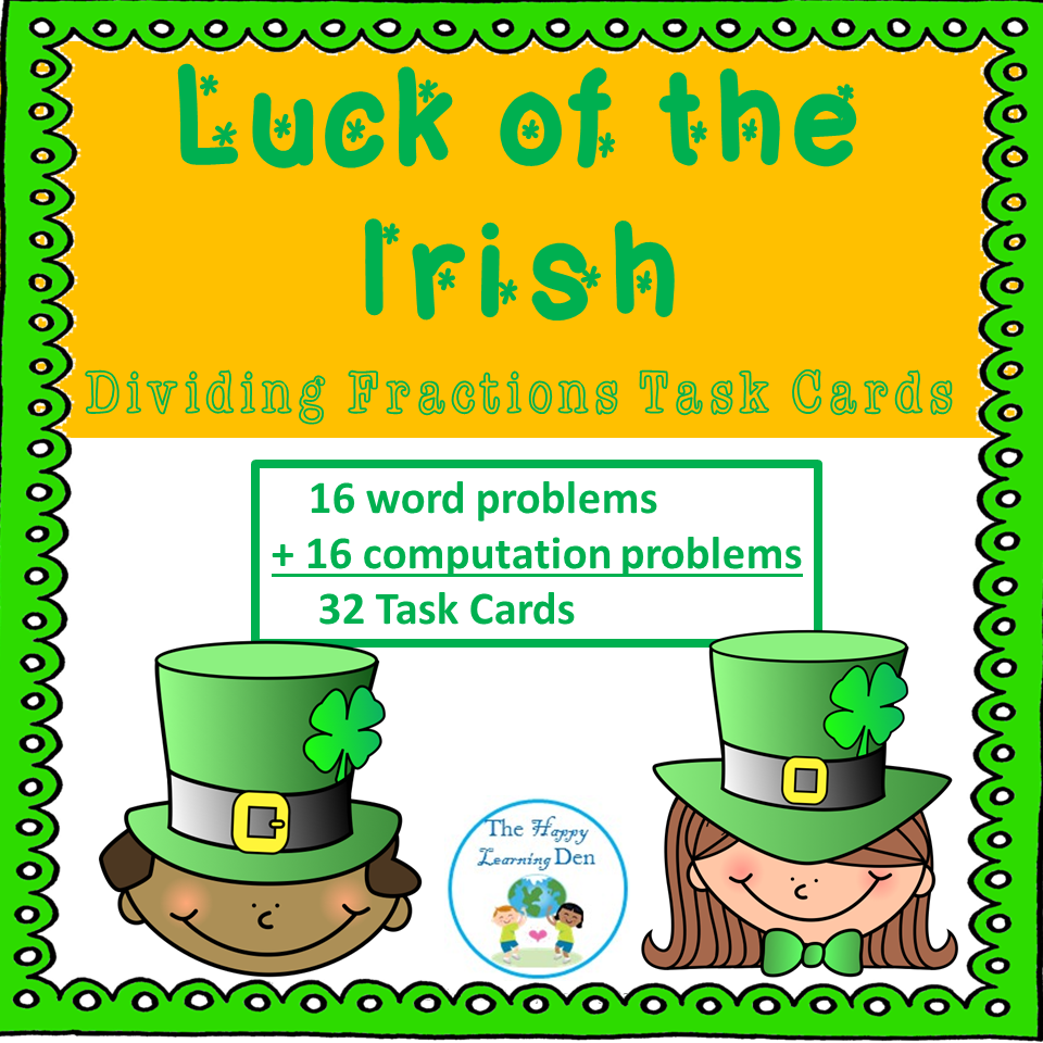 The Happy Learning Den: St Patrick's Day Math Activities for Upper ...