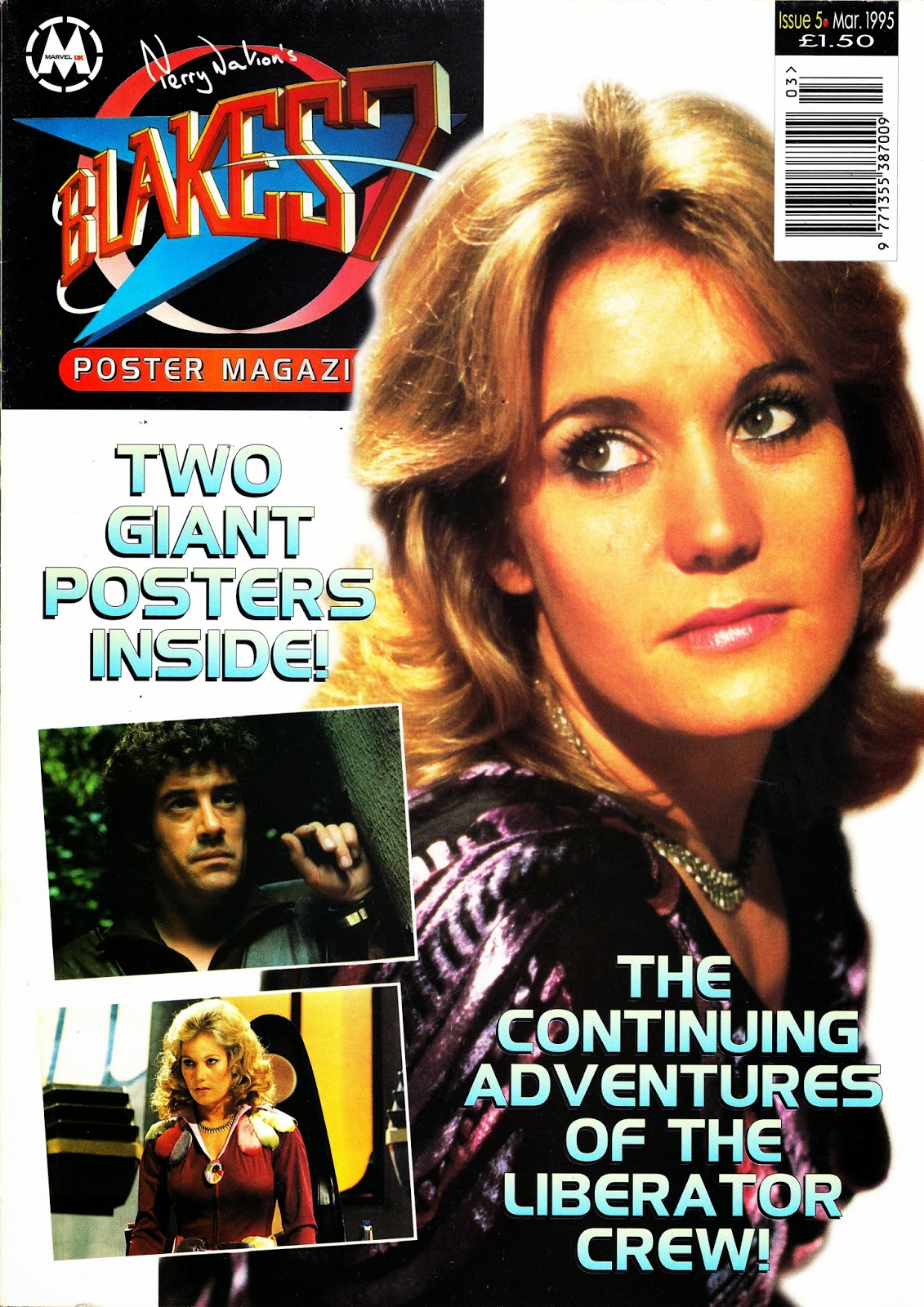 STARLOGGED - GEEK MEDIA AGAIN: 1995: BLAKE'S SEVEN POSTER MAGAZINE ...