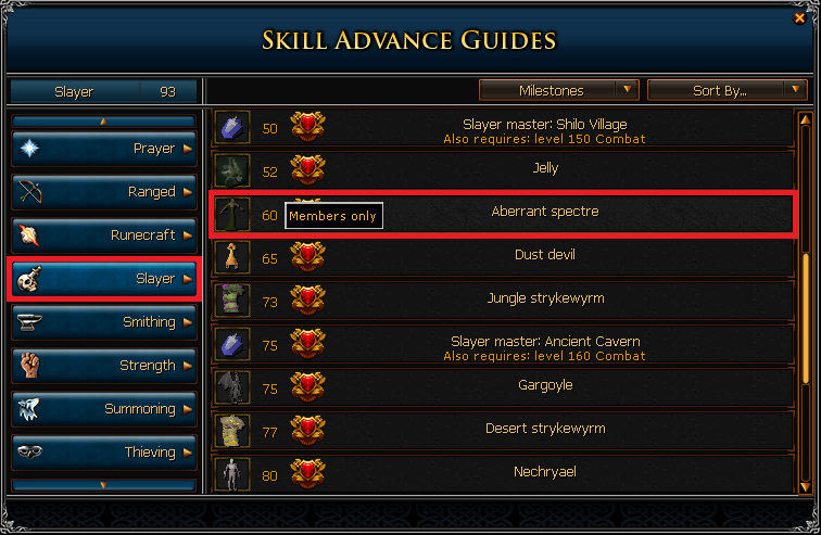 RuneScape Slayer Guides & Reviews: Aberrant Spectres