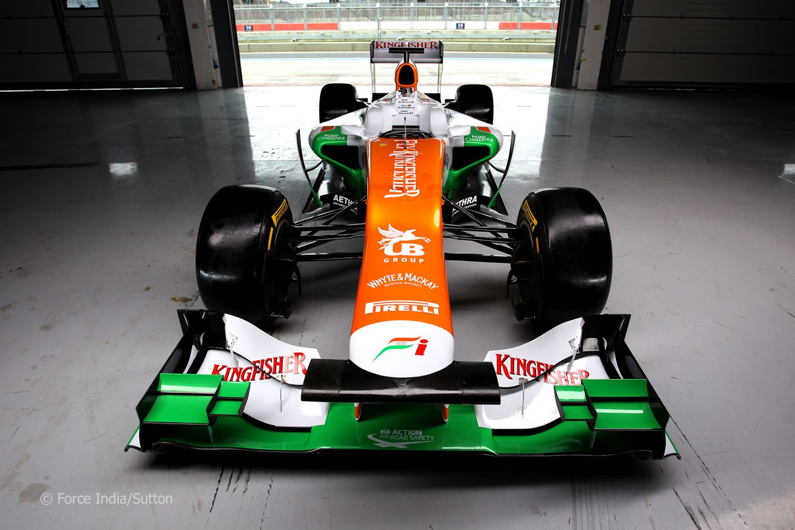 Force India F1 Team VJMO5 2012 Wallpaper