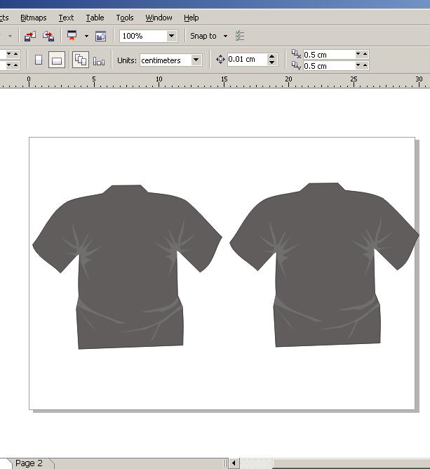 MEMBUAT DESAIN BAJU DENGAN COREL DRAW ~ TUTORIAL