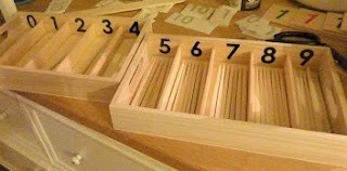 DIY Spindle Boxes, Montessori Math At Home - "Making Montessori Ours"