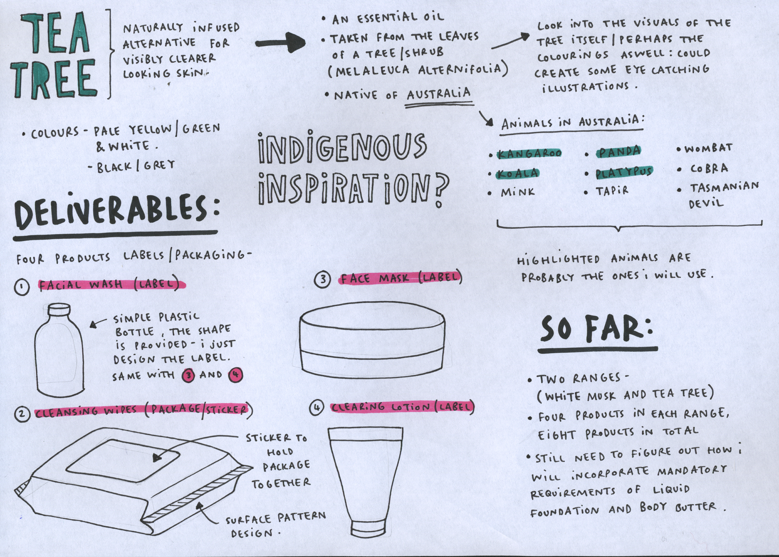 Design Practice: Body Shop: Type and Colour