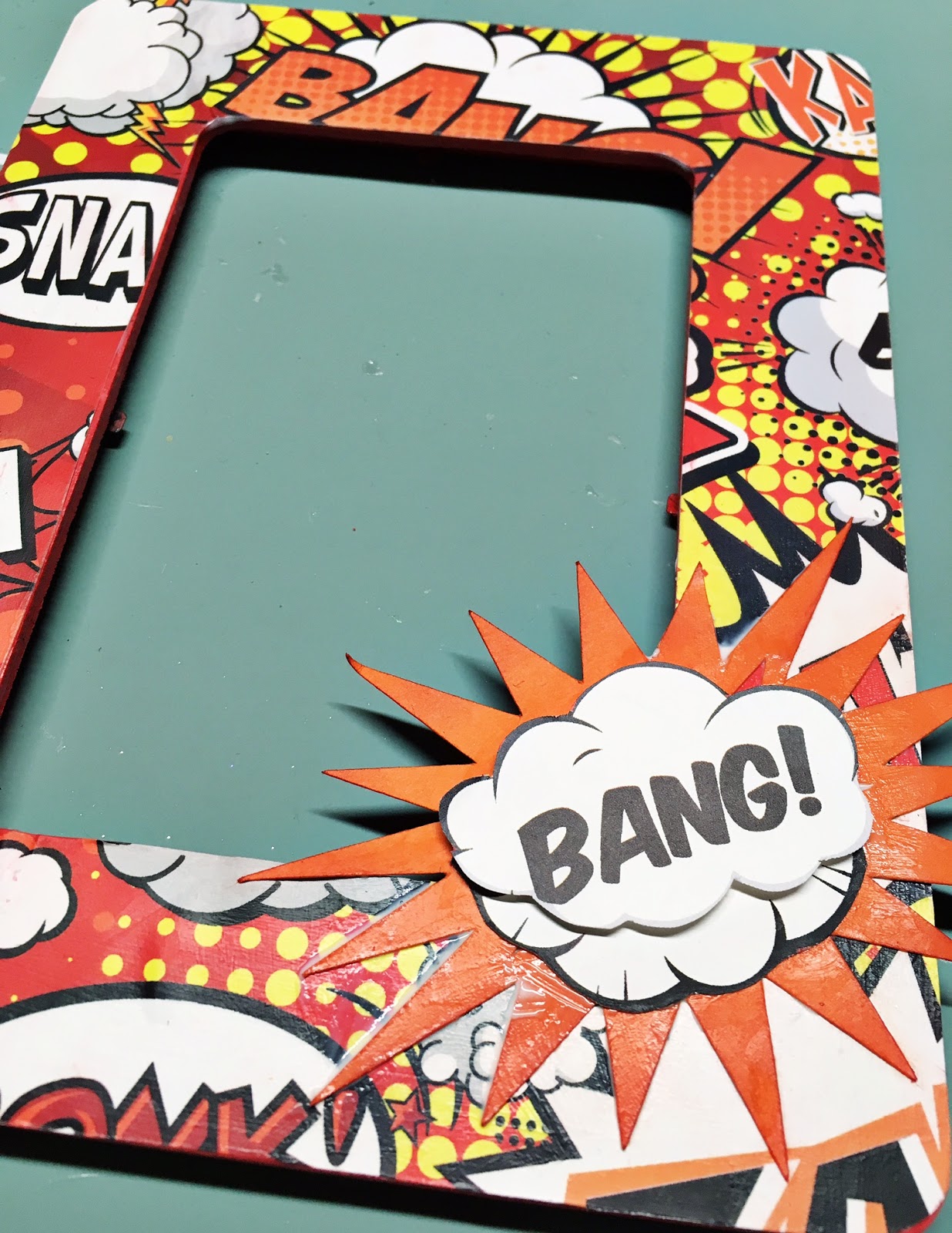 Karla Yungwirth Designs: Sydney's Superhero Frame!