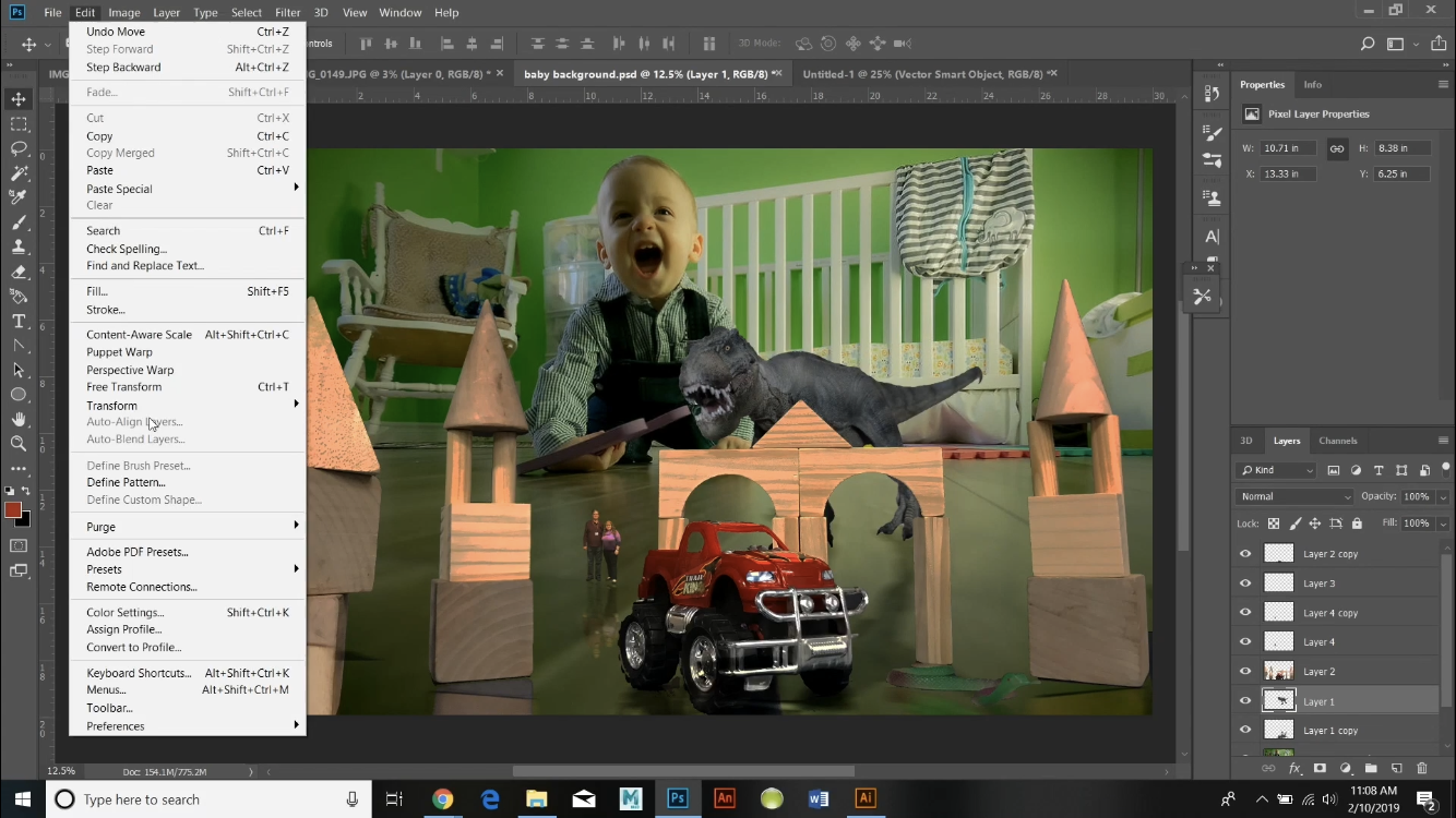 The Helpful Art Teacher: If I were an inch tall Photoshop Tutorial