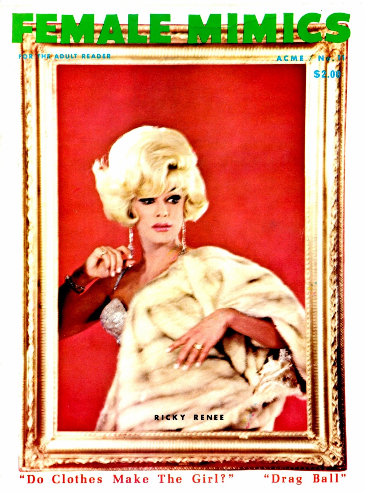 Lansure's Music Paraphernalia: RICKY RENÉE | Female Impersonator