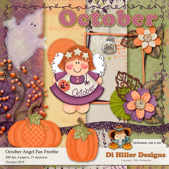 Di Hiller Designs: October Fan Freebie