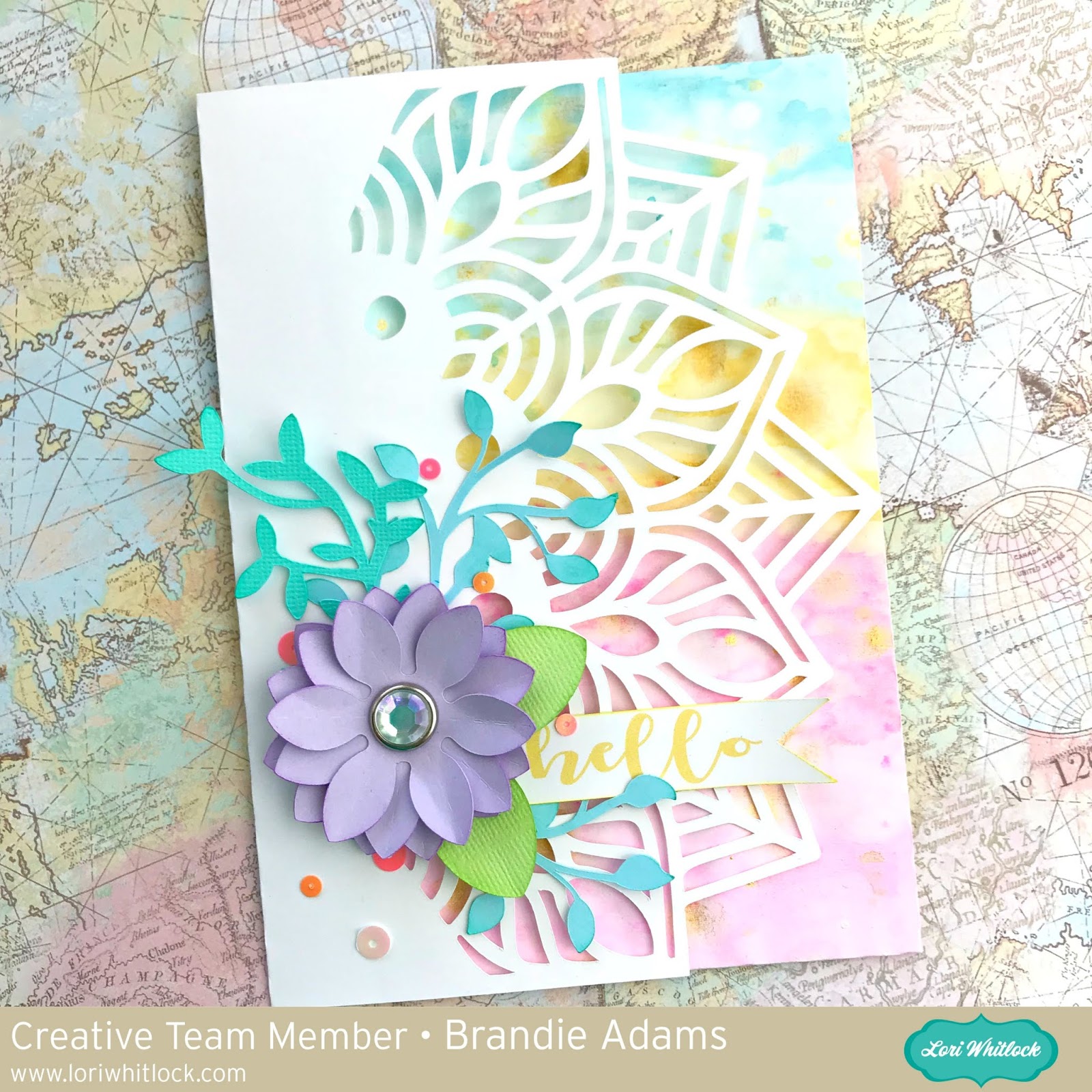 Conviviality Crafts: Lace Edge Card with Brandie