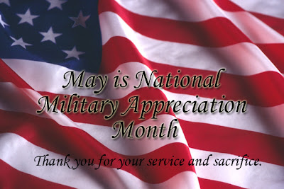 Life Spot: May is Military Appreciation Month.