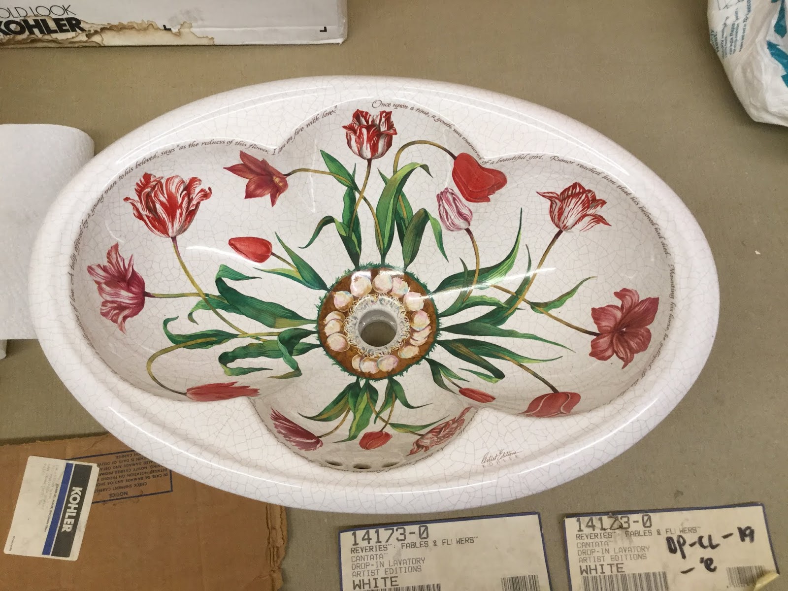 Find Discontinued Plumbing Fixtures: KOHLER K-14173-0 "FABLES & FLOWERS ...