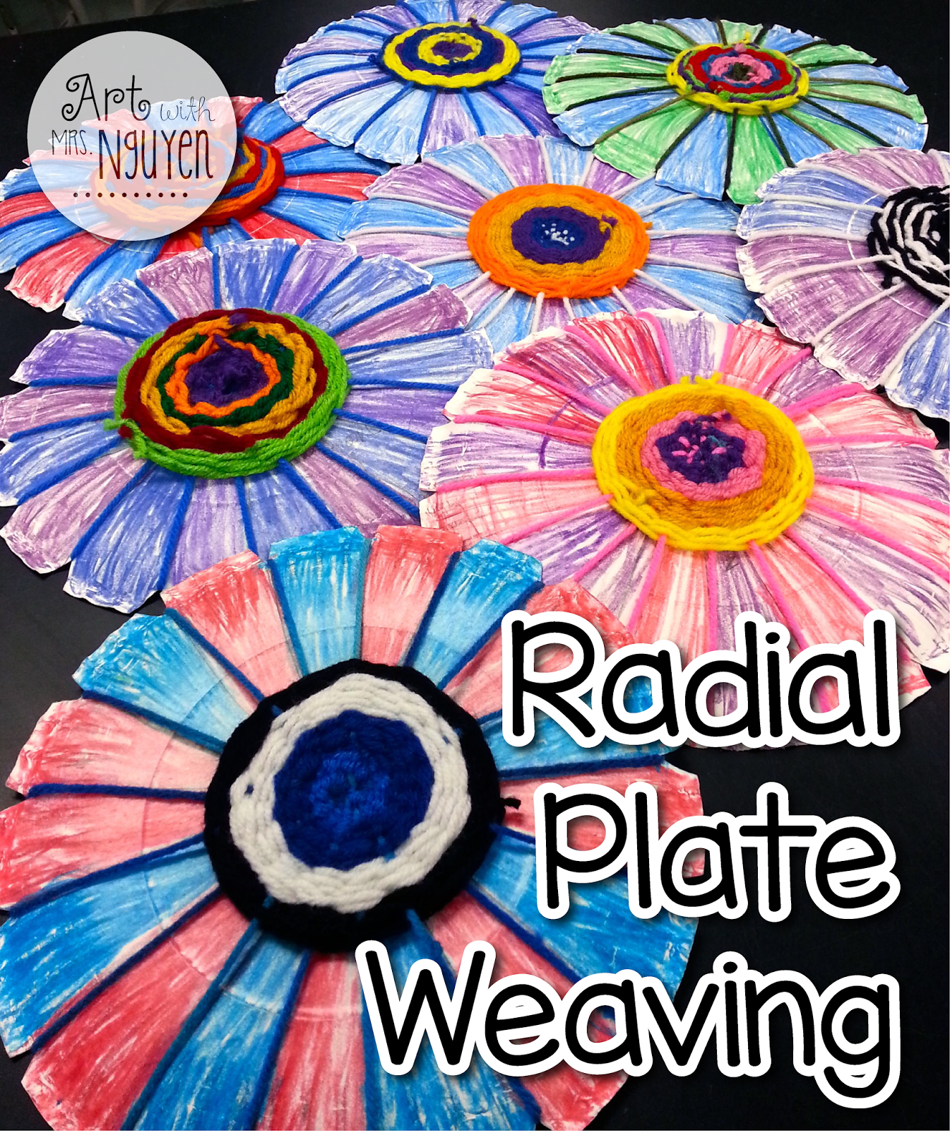 Radial Plate Weaving (3rd) | Art with Mrs. Nguyen