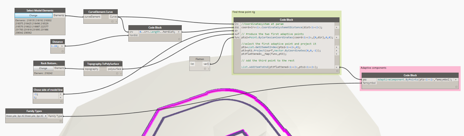 Revit Dynamite and Ammo: Ammo: Sheet piles with Revit and Dynamo