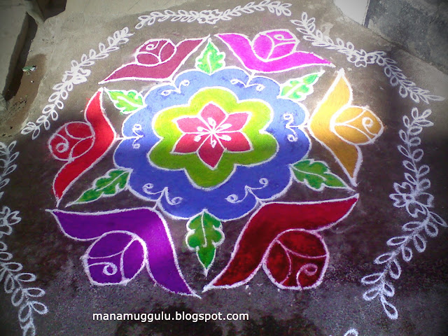 sankranthi muggu - MANA MUGGULU