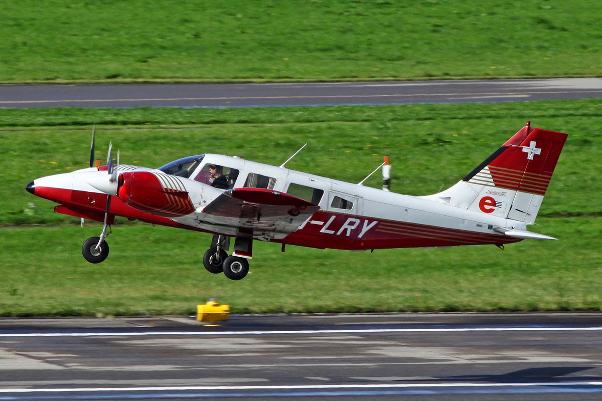 Planes and Trains - Planes 2014: HB-LRY / Piper PA-34-220T Seneca III ...