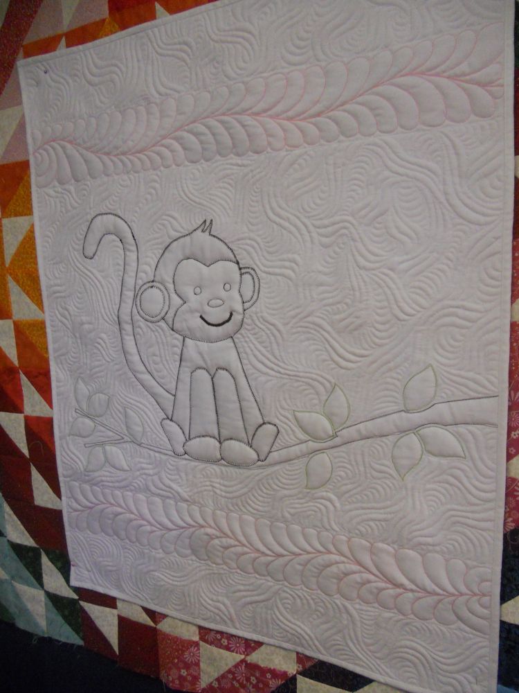 Katie's Quilts and Crafts: Monkey Baby Quilt