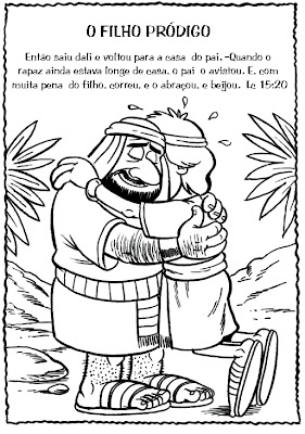 "Minha Herança": * Colorindo "O Filho Pródigo"