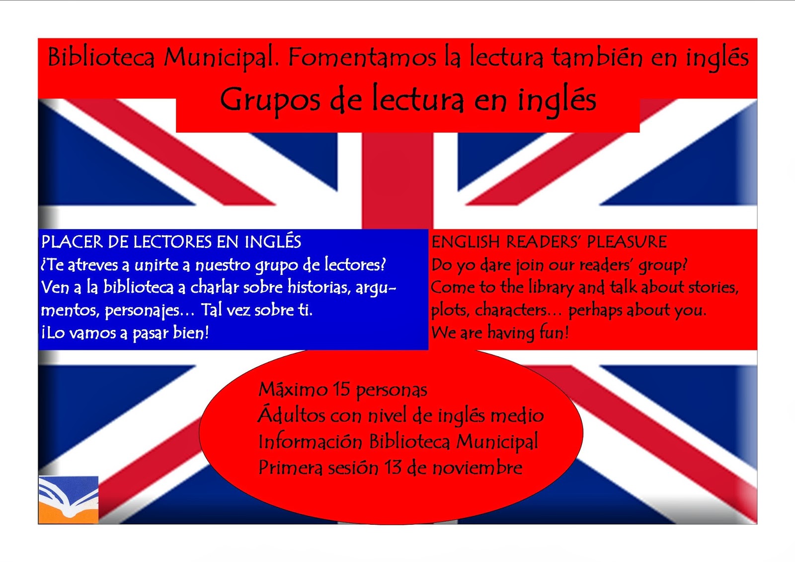 BIBLIOTECA LA RODA: Grupos de lectura en inglés