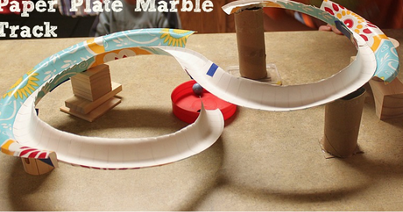 Shine Kids Crafts: Paper Craft - paper plates roller coaster