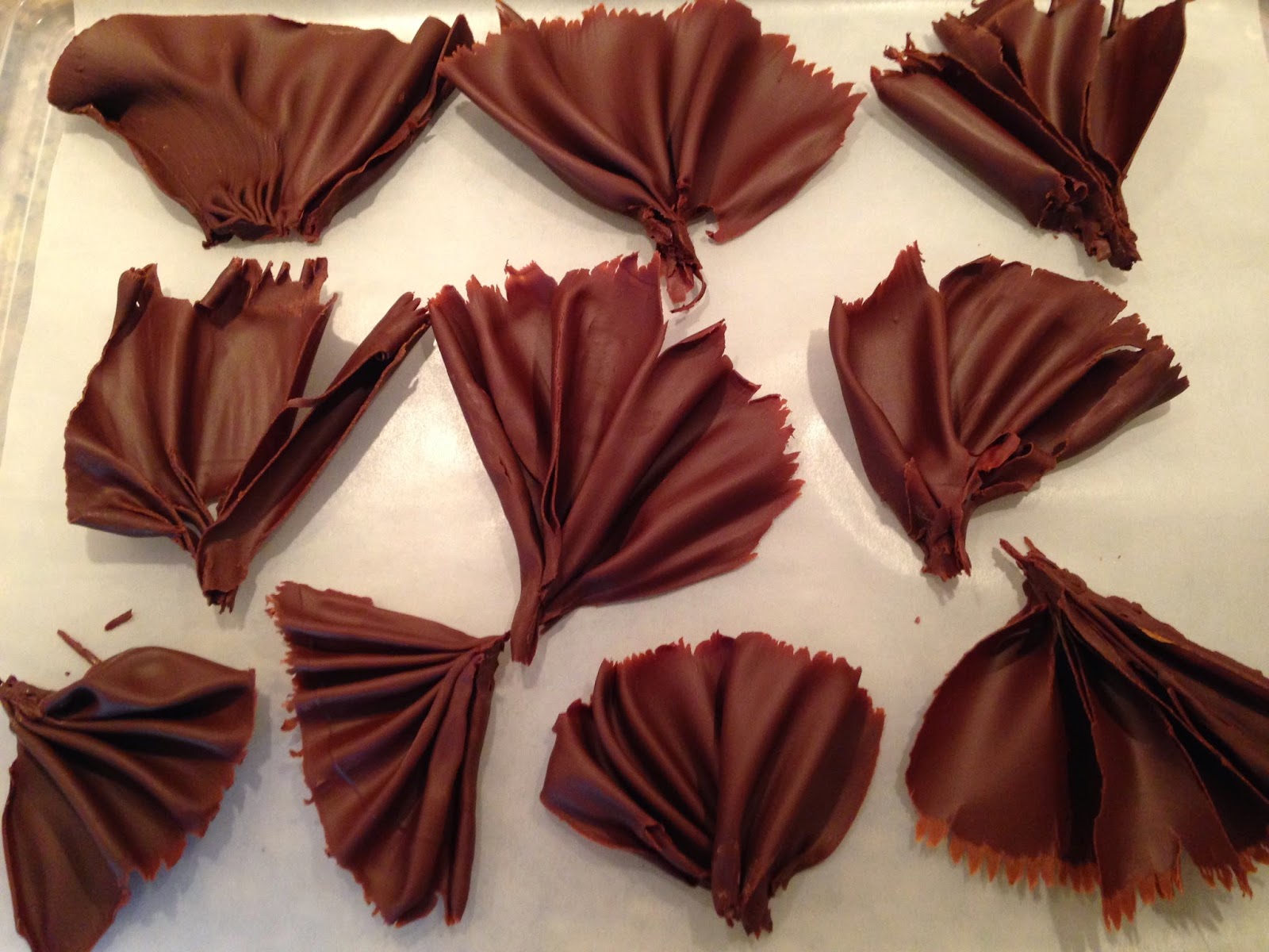 Jill Takes The Cake: Ruffled Chocolate Fans
