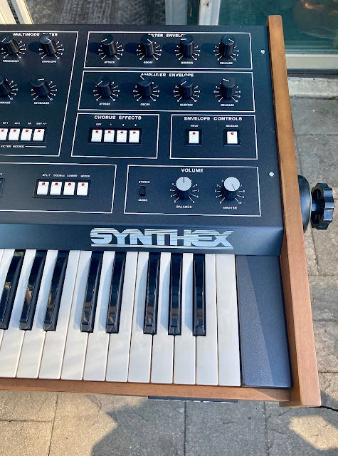 MATRIXSYNTH: Elka Synthex with Original Stand and MIDI SN 1255
