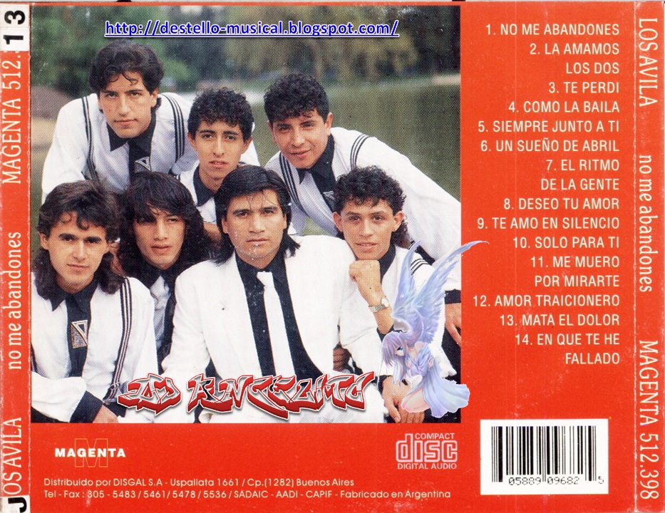 Los Avila - No Me Abandones - Compro Tus Cds Gruperos Dudas: djang3lito ...