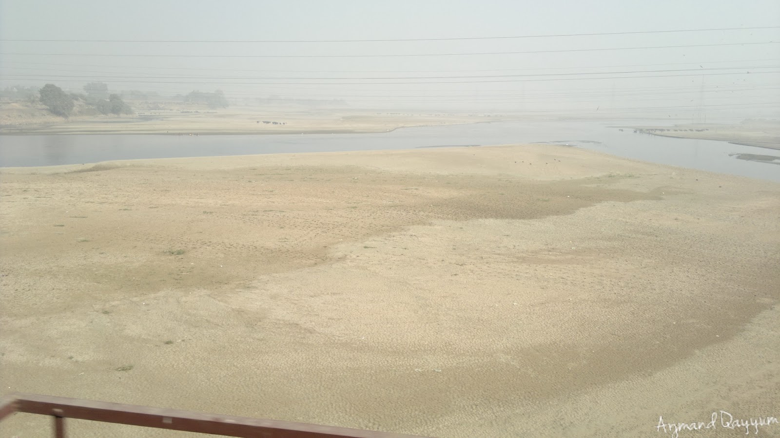 Dry Patches in Ravi River