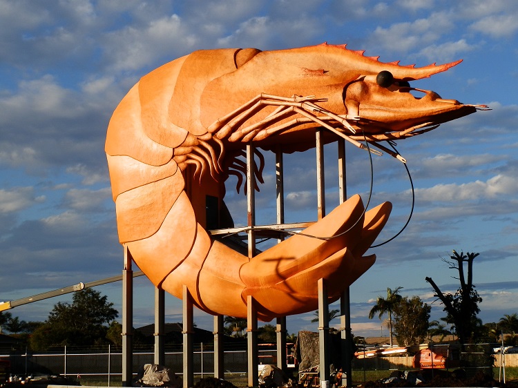 Red's Australia!: The Controversial Crustacean! Big Prawn, Ballina, New ...