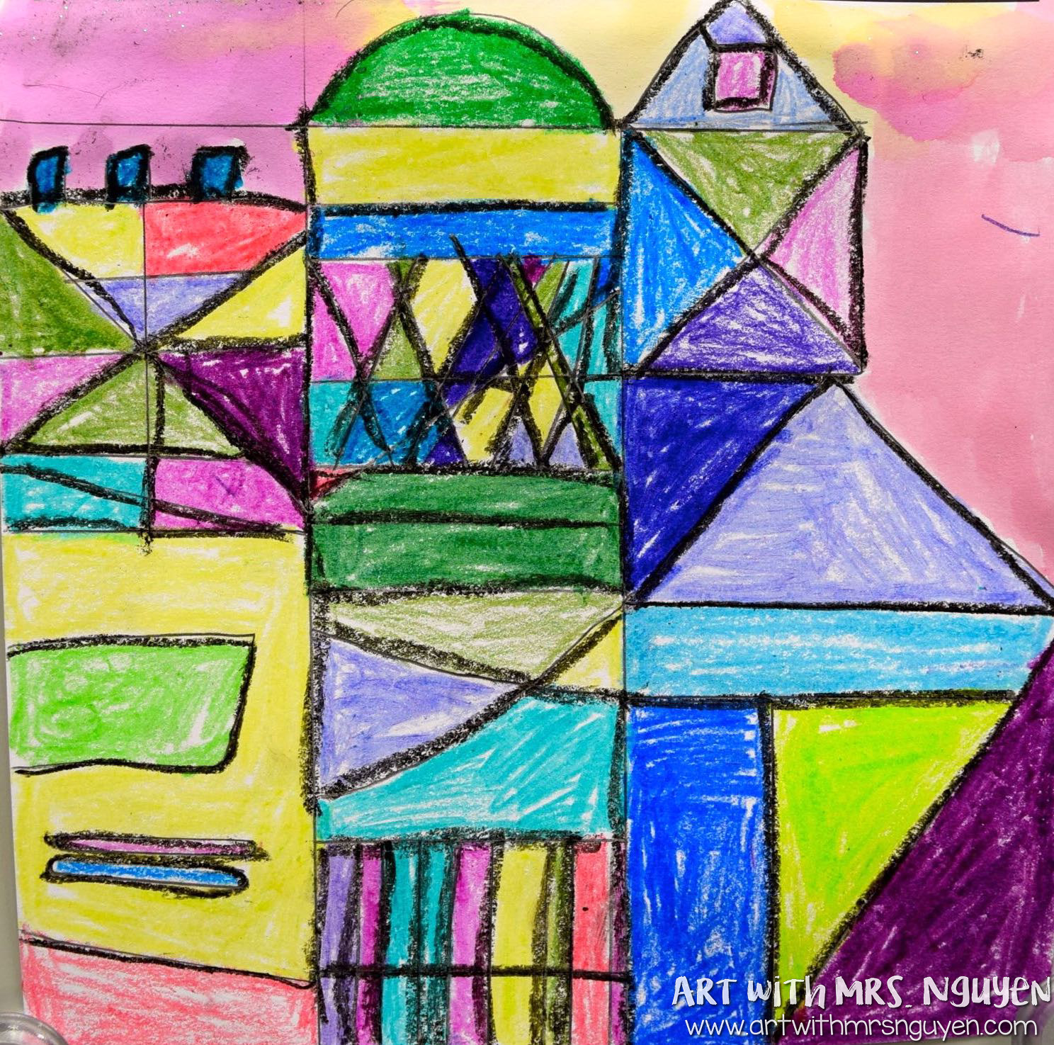 Paul Klee Castles (2nd) | Art with Mrs. Nguyen