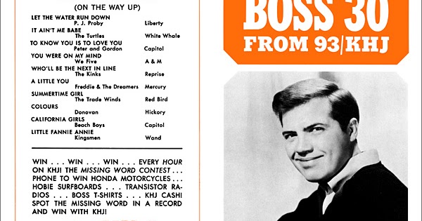 KHJ Boss 30 - July 9, 1965