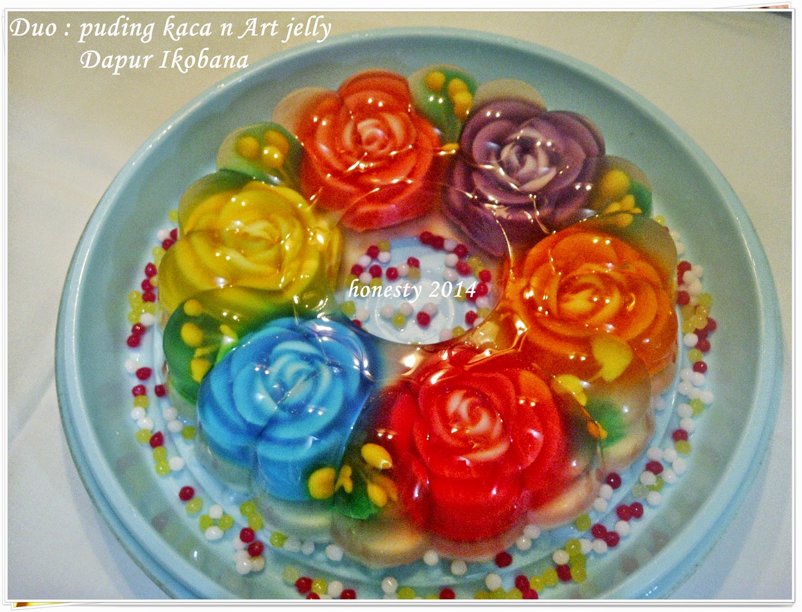 DAPUR IKOBANA: BELAJAR PUDING KACA + JELLY ART